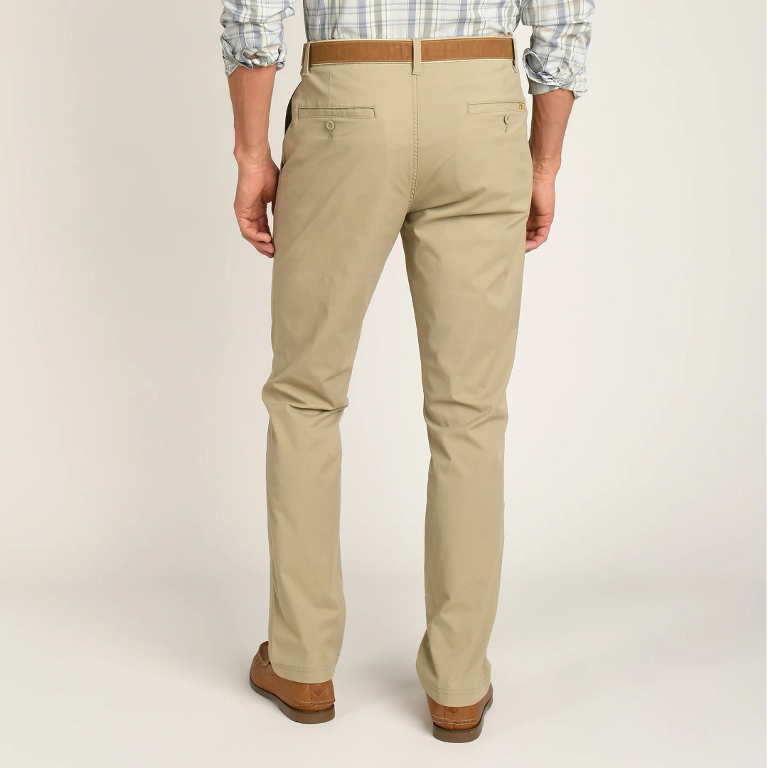 Duck Head Harbor Performance Chino - Khaki | Berings