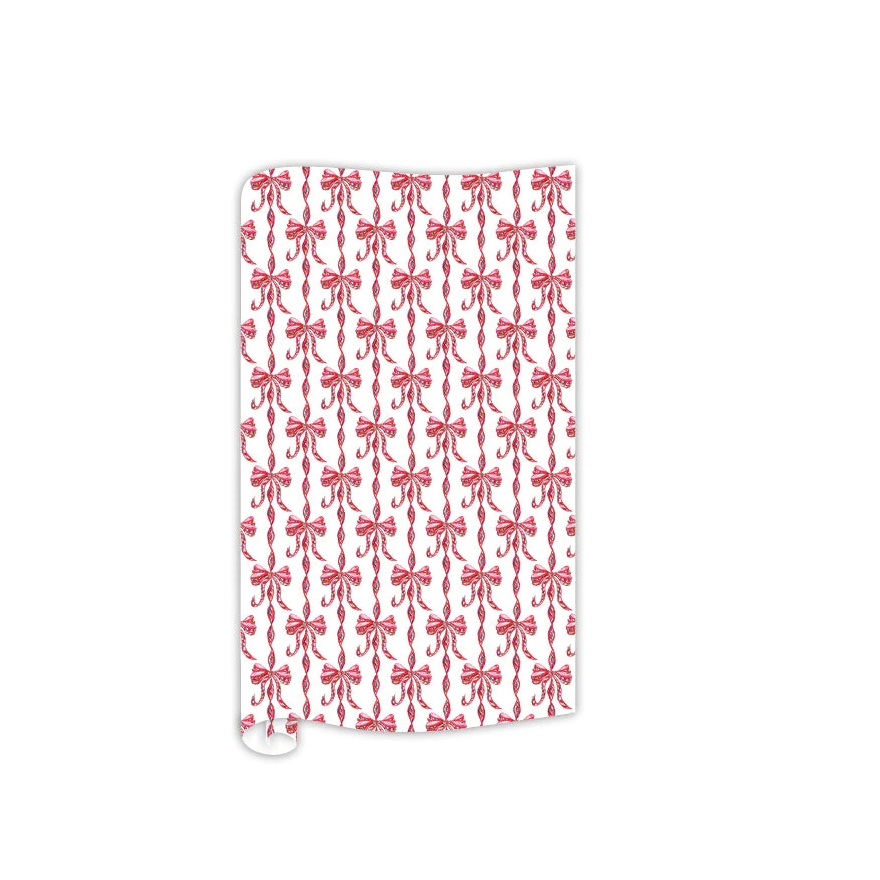 Red Plaid Bow Gift Wrap | Berings