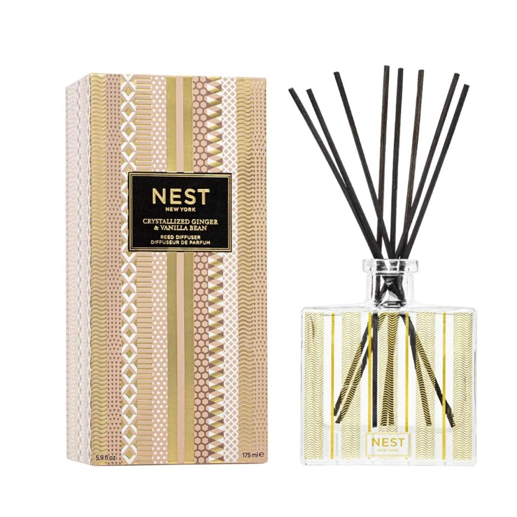 Nest Crystallized Ginger & Vanilla Bean Reed Diffuser | Berings