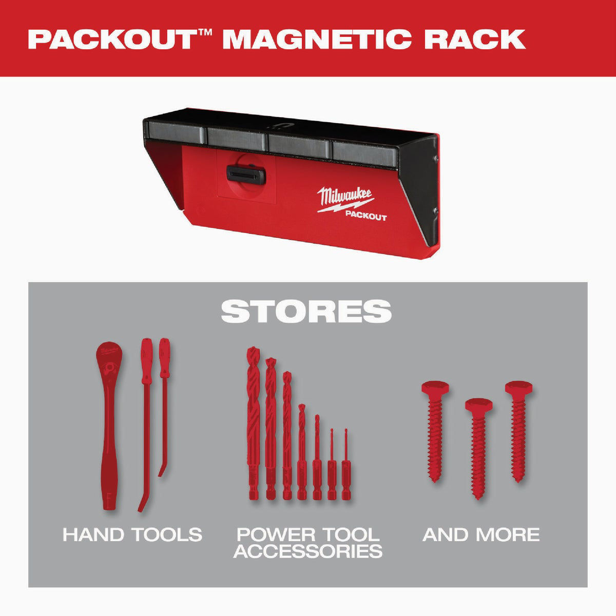 Milwaukee Packout Magnetic Rack | Berings