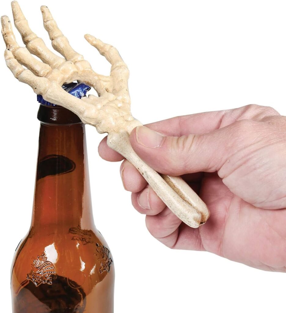 HomArt Vintage Style Cast Iron Skeleton Hand Bottle Opener | Berings