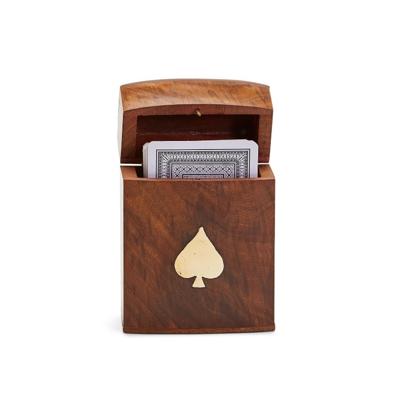 The Turf Club Playing Card Set in Hand-Crafted Wooden Box | Berings