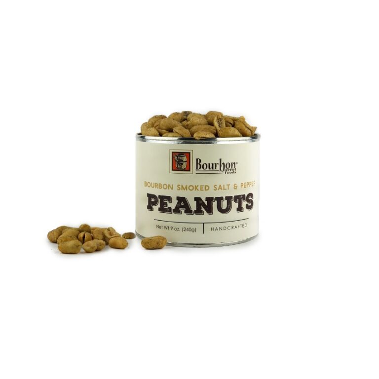 Bourbon Barrel Foods Bourbon Smoked Salt & Pepper Peanuts | Berings