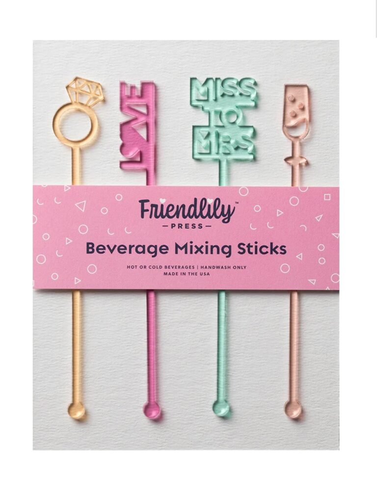 Bridal Shower Acrylic Stir Sticks | Berings