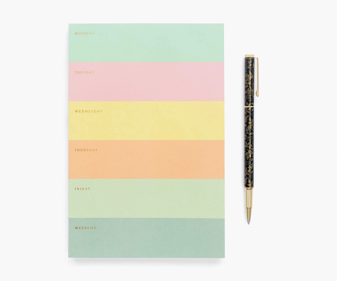 Rifle Paper Co. Large Memo Notepad - Color Block | Berings
