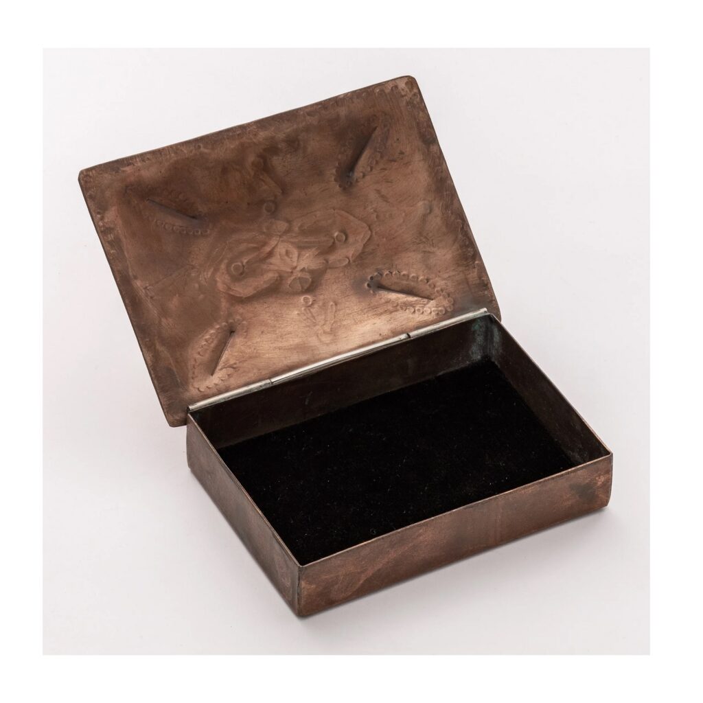 J. Alexander Vintage Style Copper Stamped Box | Berings
