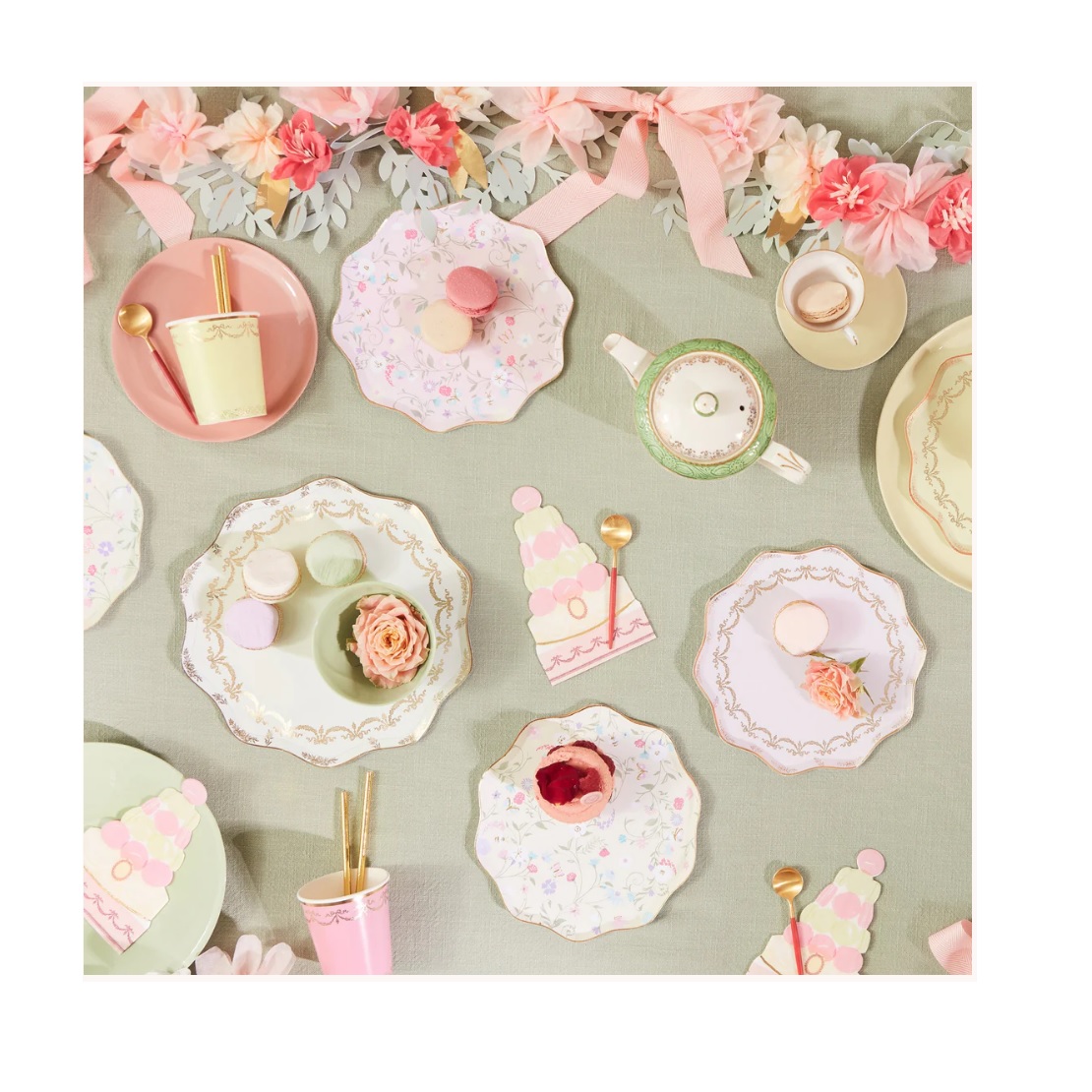 Meri Meri Ladurée Paris Macaron Pyramid Napkins | Berings