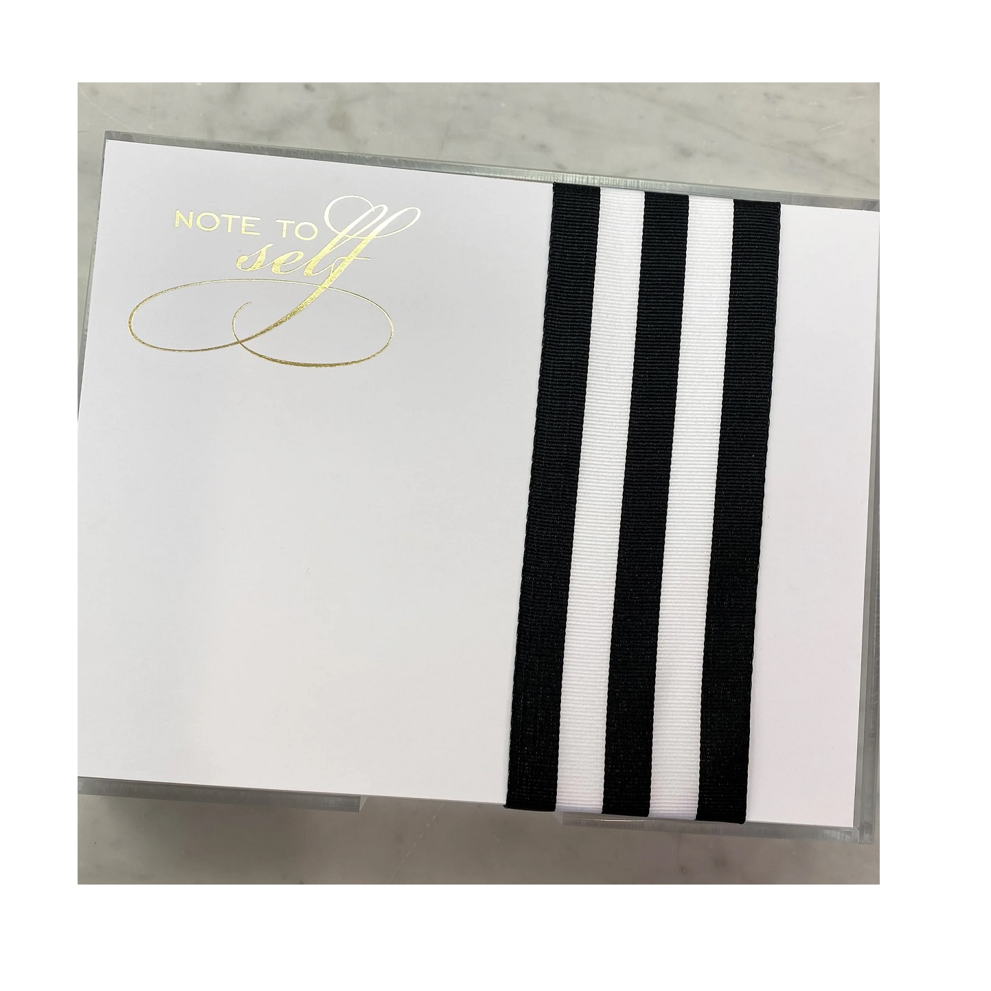 Luxe Gold Foil Notepad - Note to Self | Berings