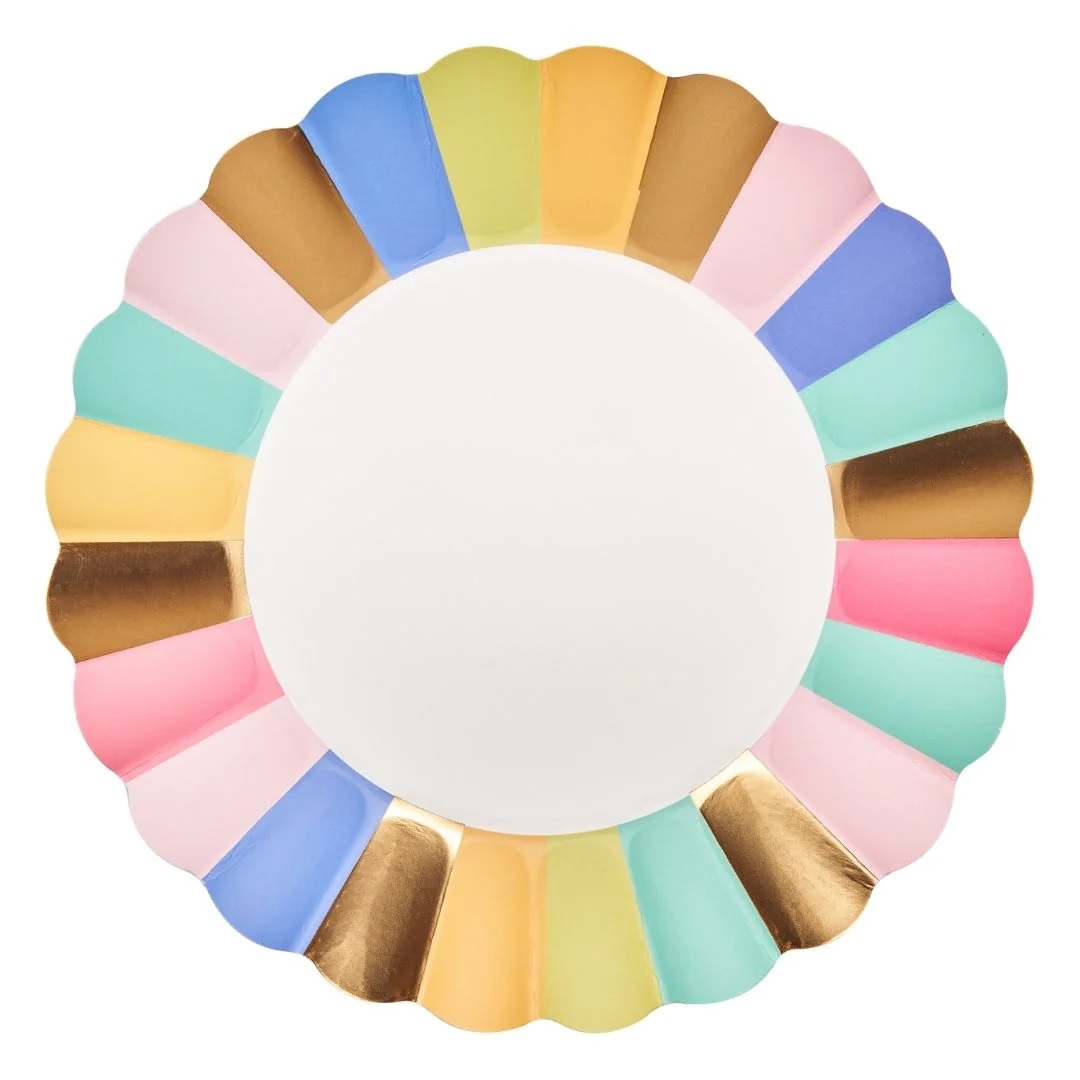 Sophistiplate Scalloped Paper Salad Plate - Panoply | Berings