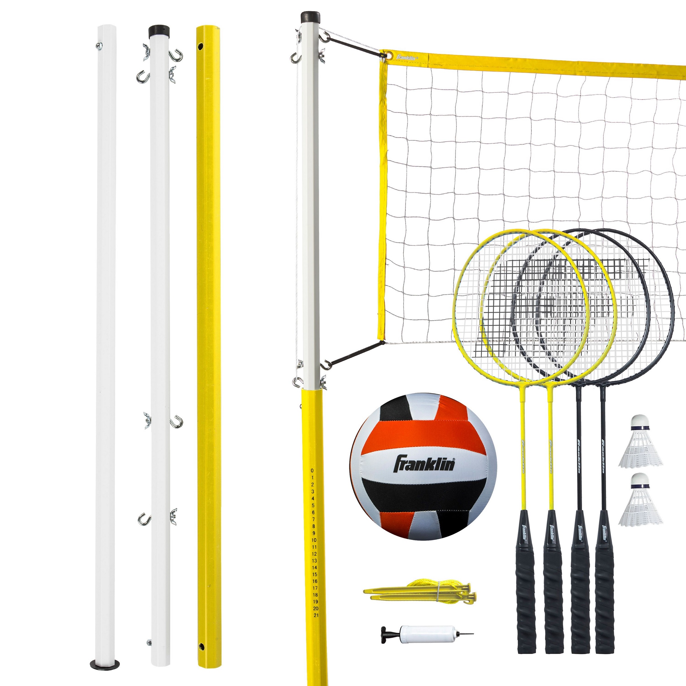 Franklin Sports Volleyball and Badminton Set | Berings