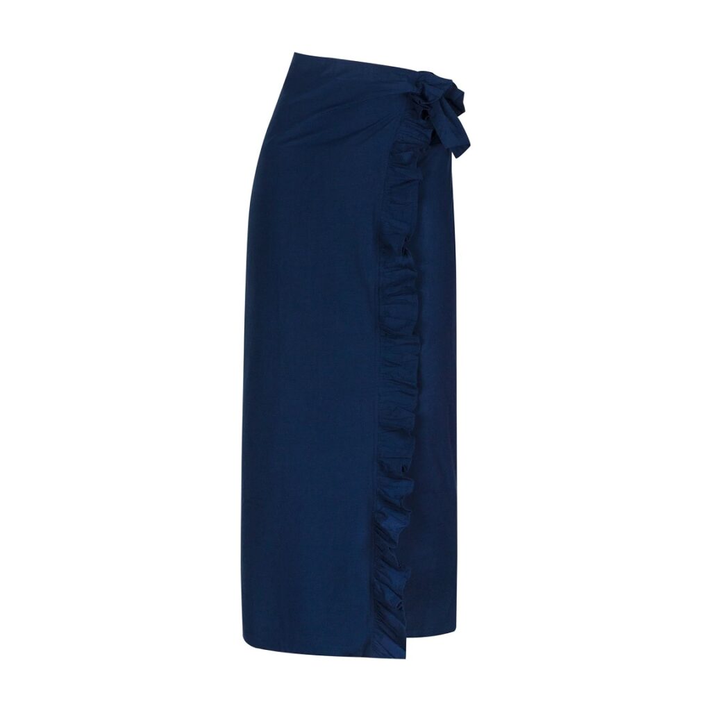 Sunshine Tienda Navy Sandy Sarong | Berings
