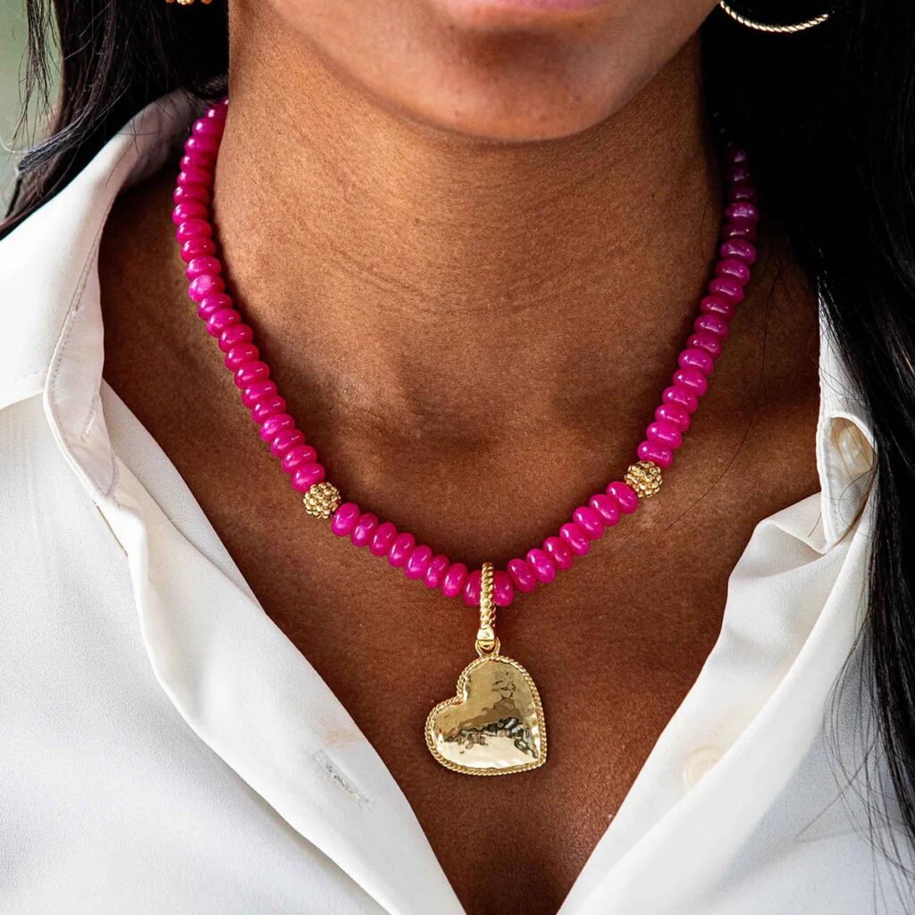 Berry Single Strand Necklace - Peony Jade | Berings