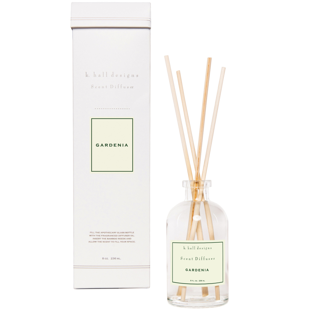 K Hall Gardenia Scent Diffuser Kit | Berings