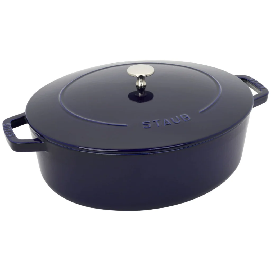 Staub Wide Oval Dutch Oven - Dark Blue | Berings