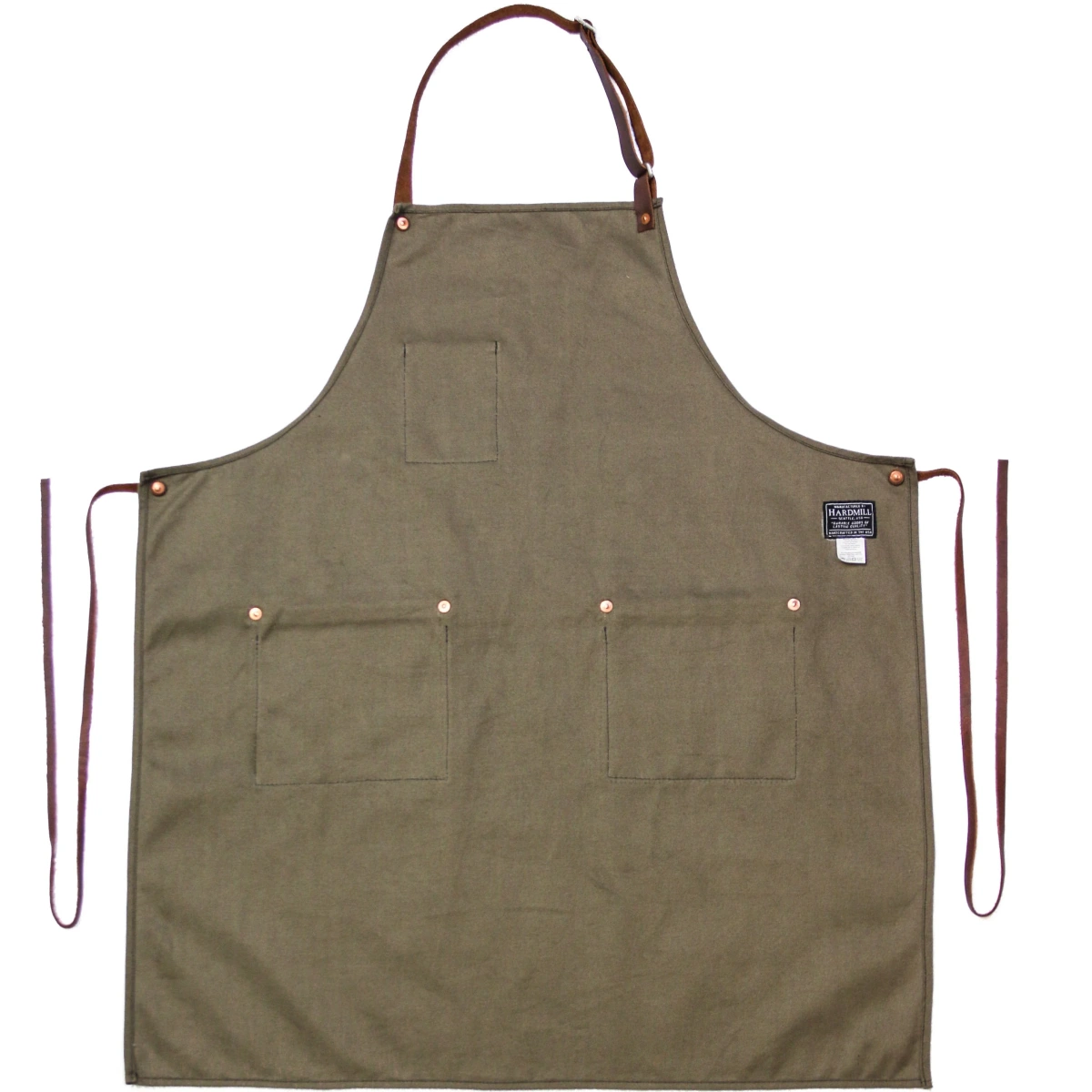 Hardmill Canvas Industry Apron - Moss | Berings