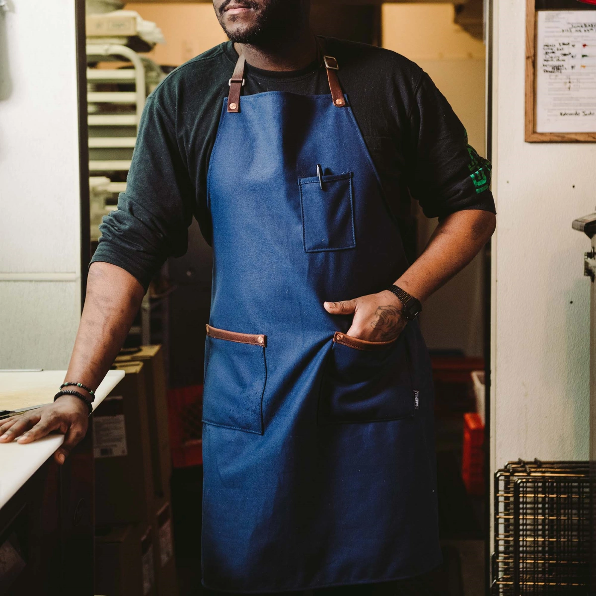 Hardmill Canvas Industry Apron - Stone | Berings