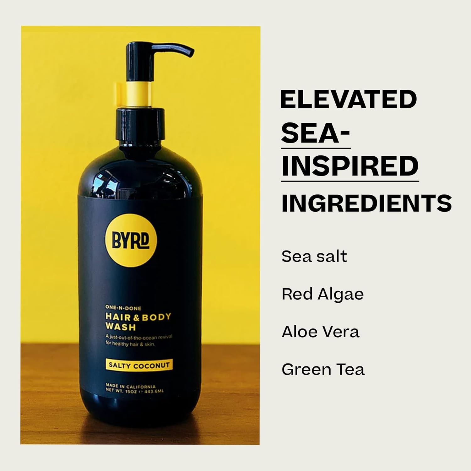 BYRD One-N-Done – 3-in-1 Shampoo, Conditioner and Body Wash, for All ...