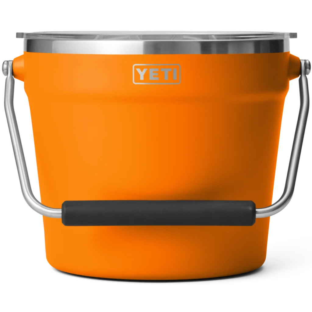 Yeti Rambler Beverage Bucket with Lid - King Crab Orange | Berings