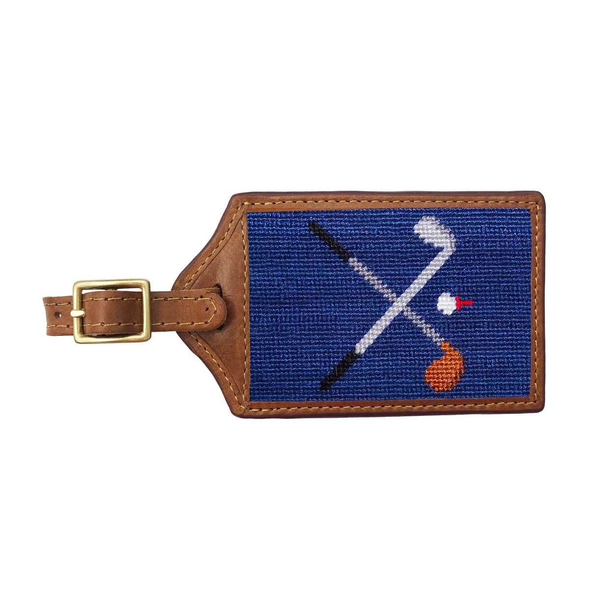 Smathers & Branson Crossed Clubs Luggage Tag (Classic Navy) | Berings
