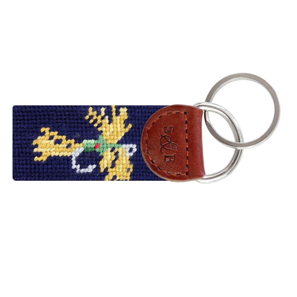 Smathers & Branson Fishing Fly Key Fob (Dark Navy) | Berings