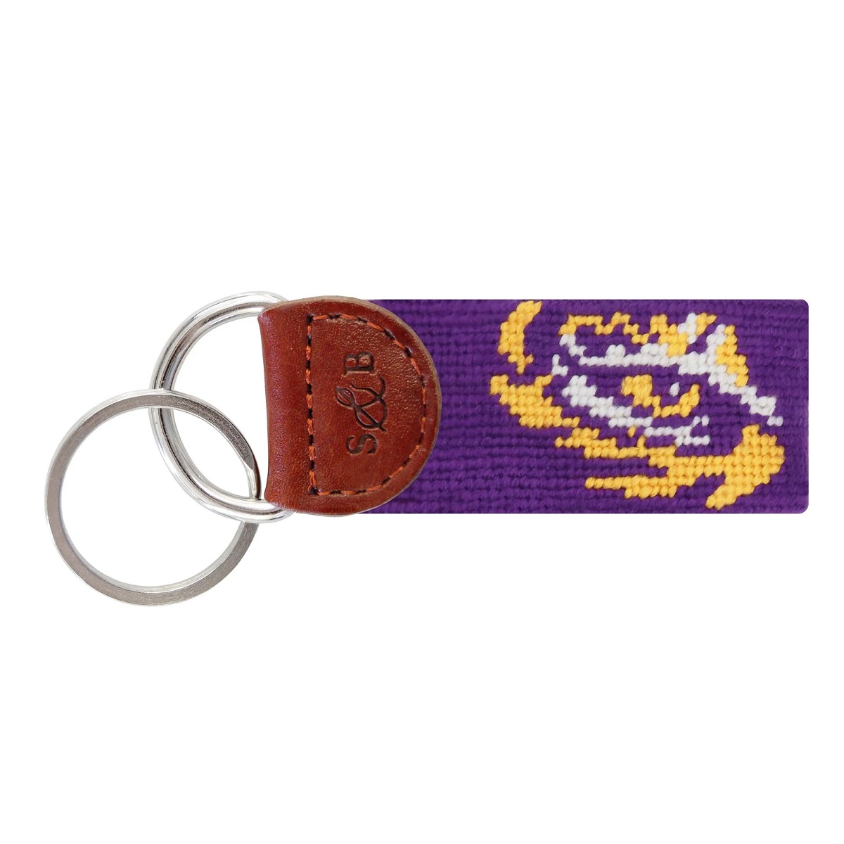 Smathers & Branson LSU Tiger Eye Key Fob (Purple) | Berings