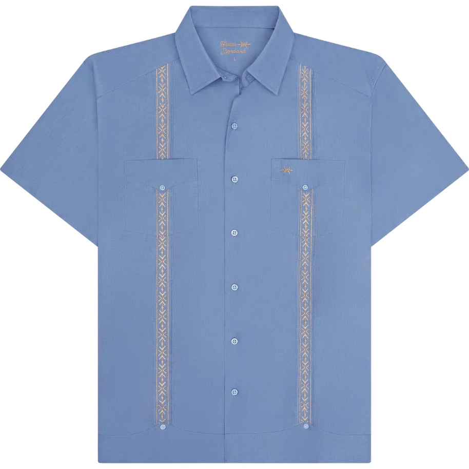 Texas Standard Tejas Guayabera - Heron | Berings