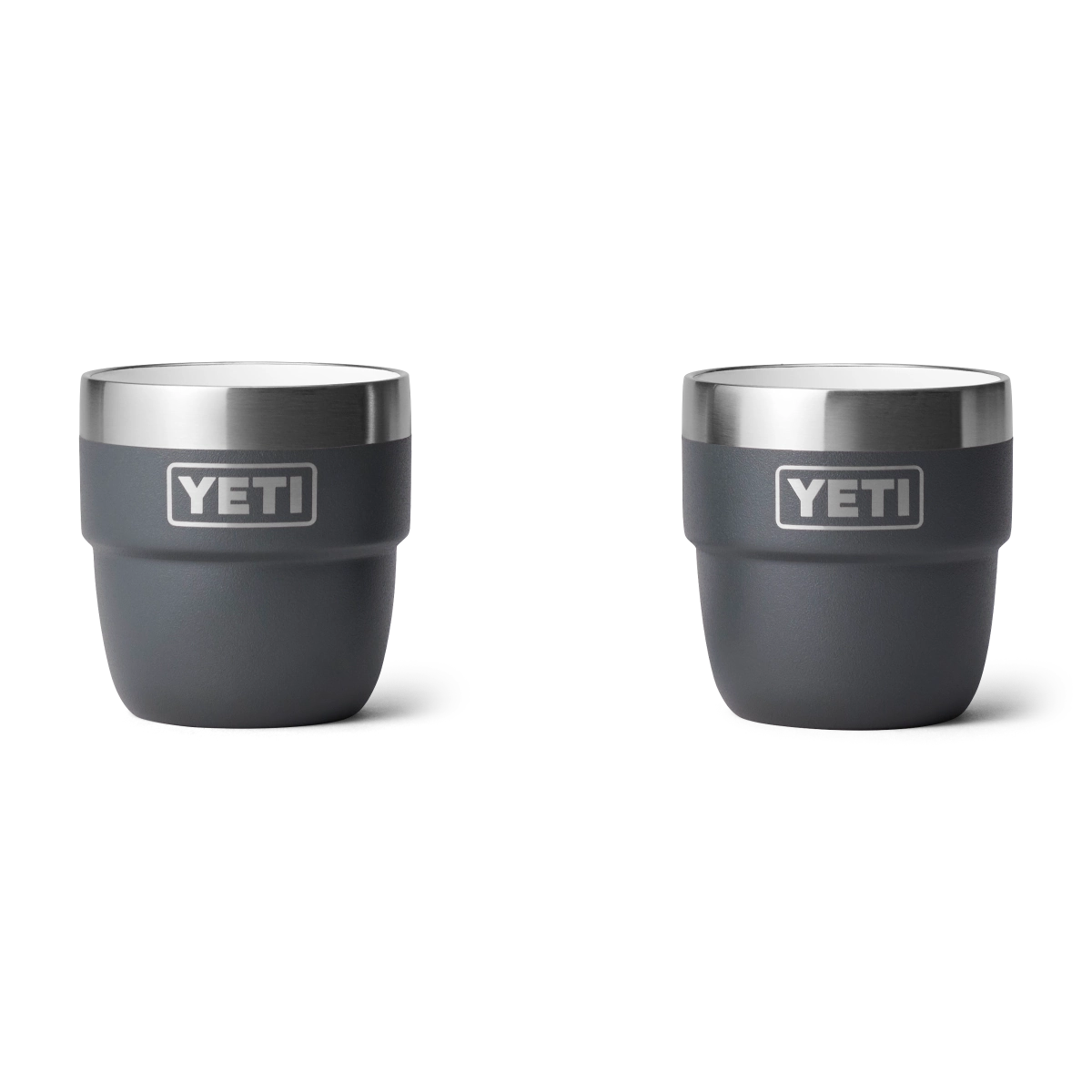Yeti Rambler 4oz Stackable Cups - Charcoal | Berings