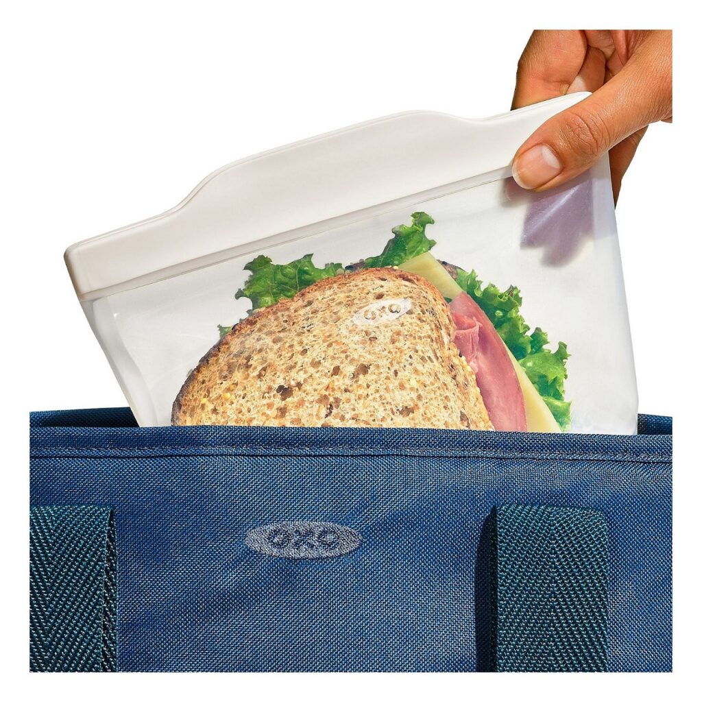 OXO Silicone Reusable Bag - Sandwich Bag (28 oz) | Berings