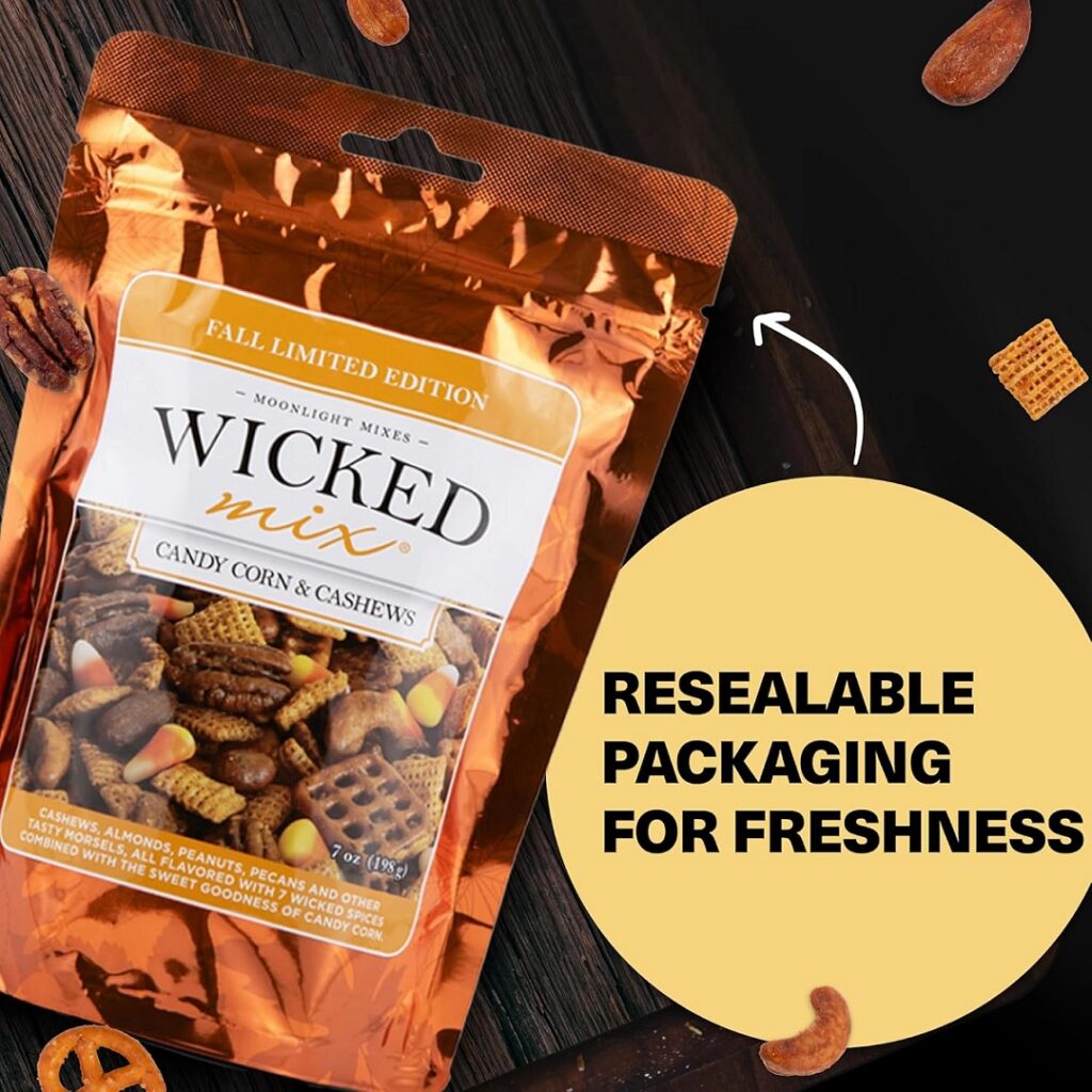 Wicked Snack Mix 7 oz.- Fall Edition (Candy Corn & Cashews) | Berings