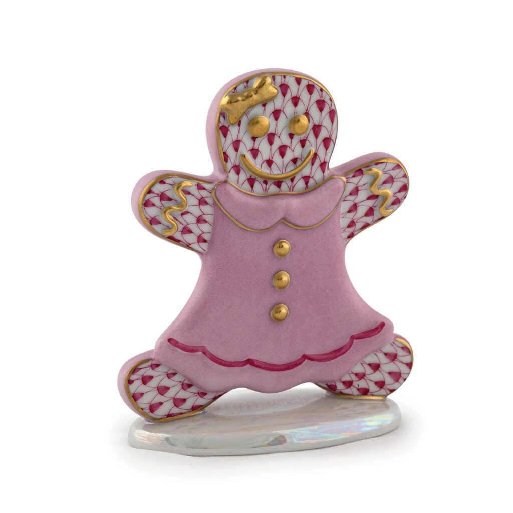 Herend Gingerbread Girl - Raspberry | Berings