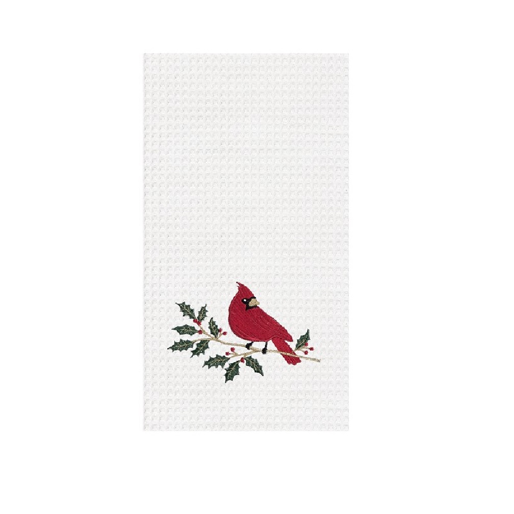 C&F Home Cardinal Holly Towel | Berings