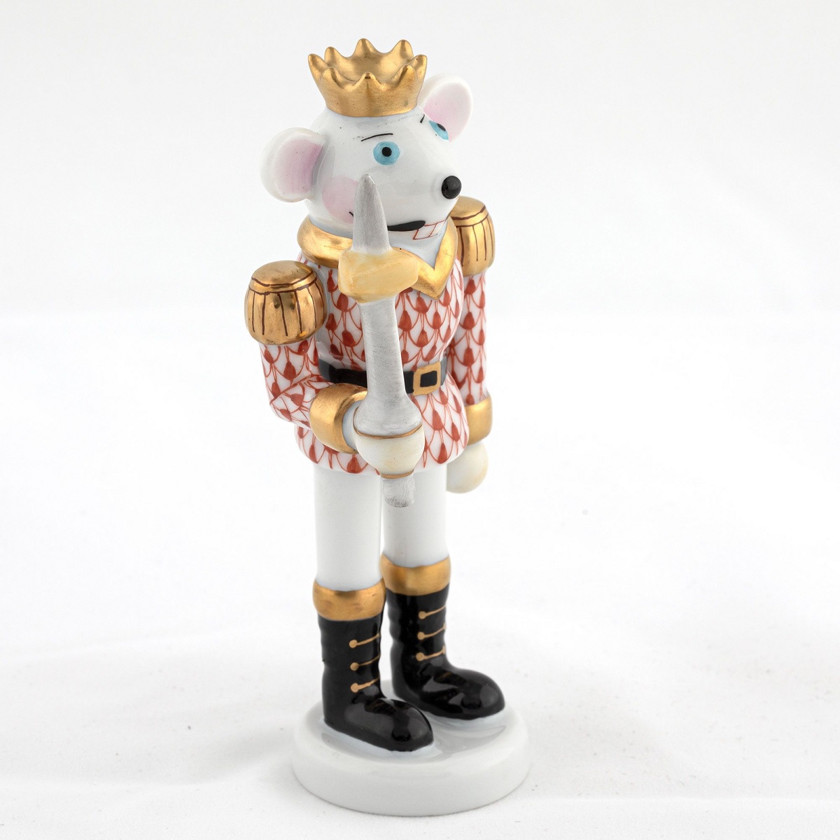 Herend Mouse King Nutcracker - Rust | Berings