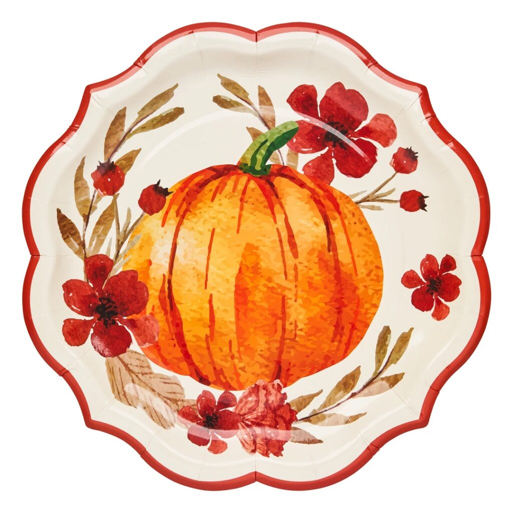 Sophistiplate Autumn Foliage Paper Dinner Plates | Berings