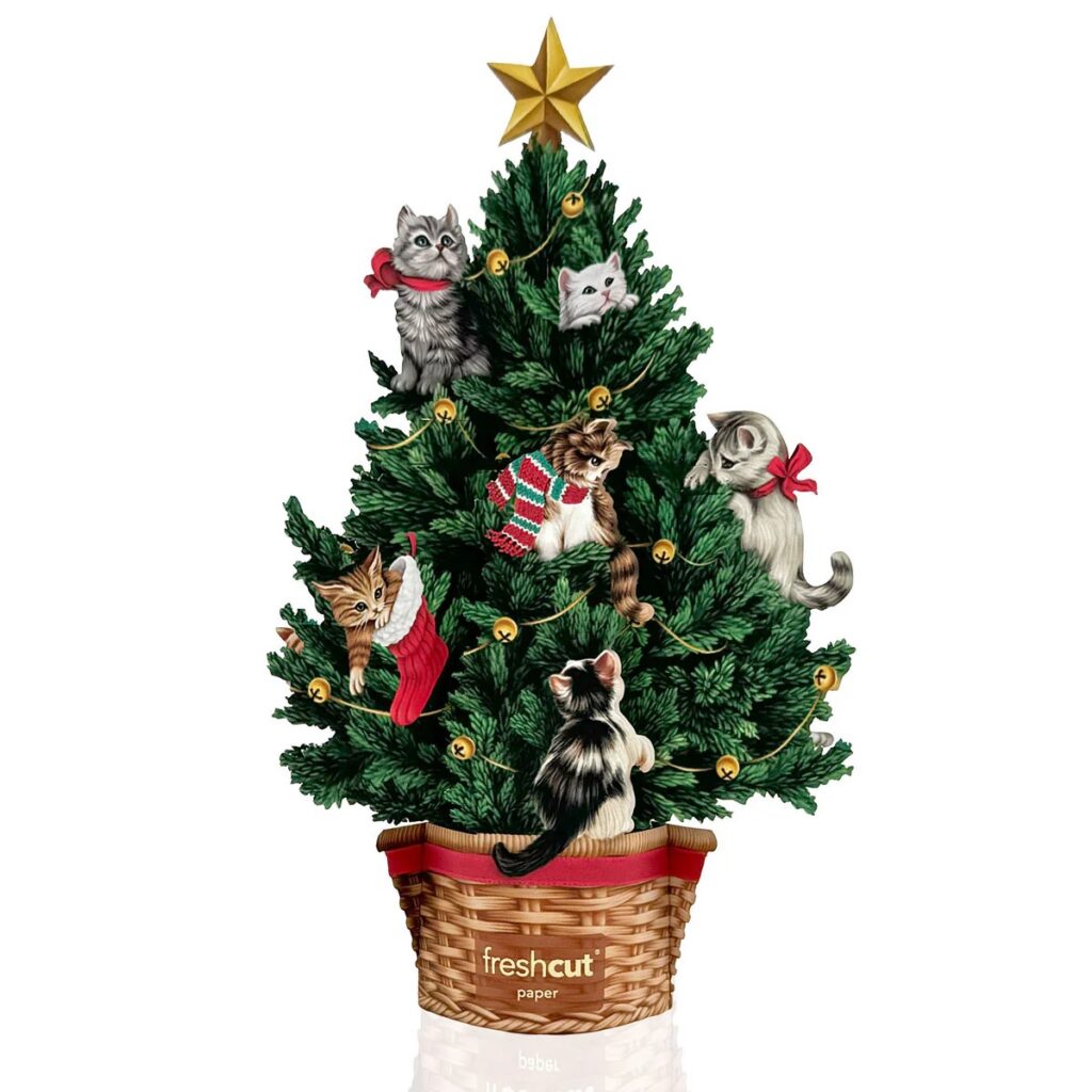 Mini Meowy Christmas Tree | Berings