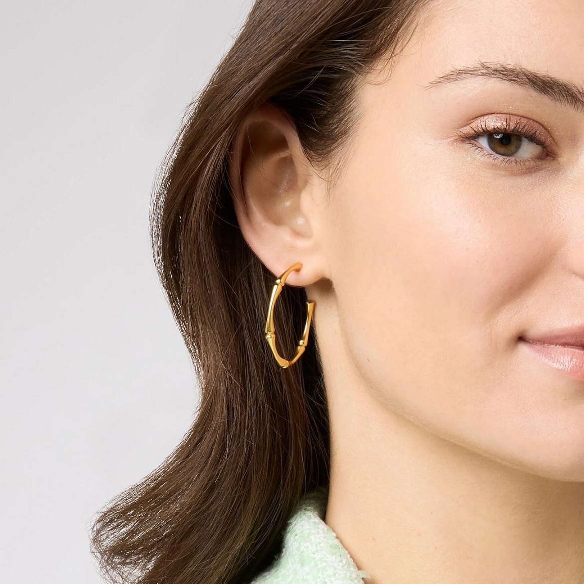 Juliska Bamboo Hoop Earrings | Berings