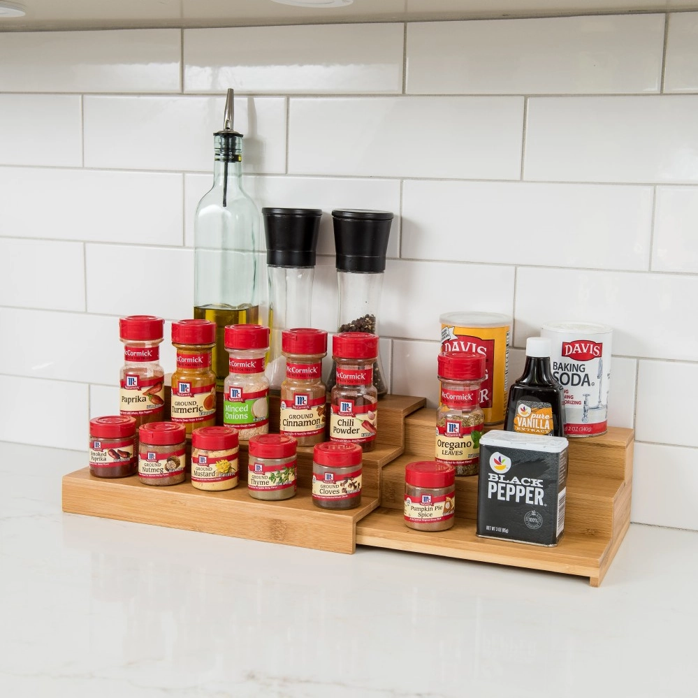 Bamboo Expandable Step Shelf | Berings