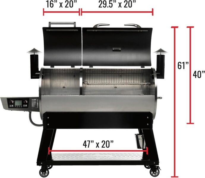 Recteq DualFire 1200 Wood Pellet Smoker Grill | Berings