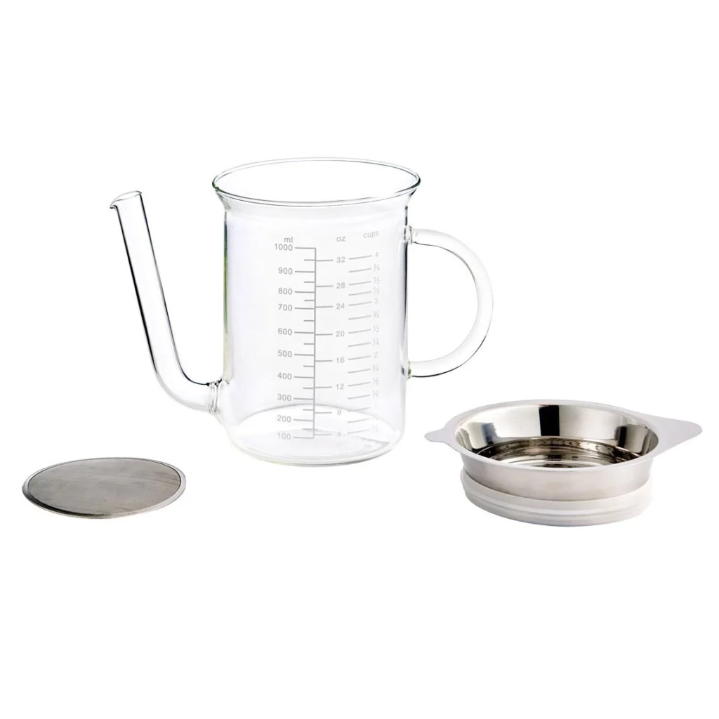 Glass Fat Separator with Gravy Strainer | Berings