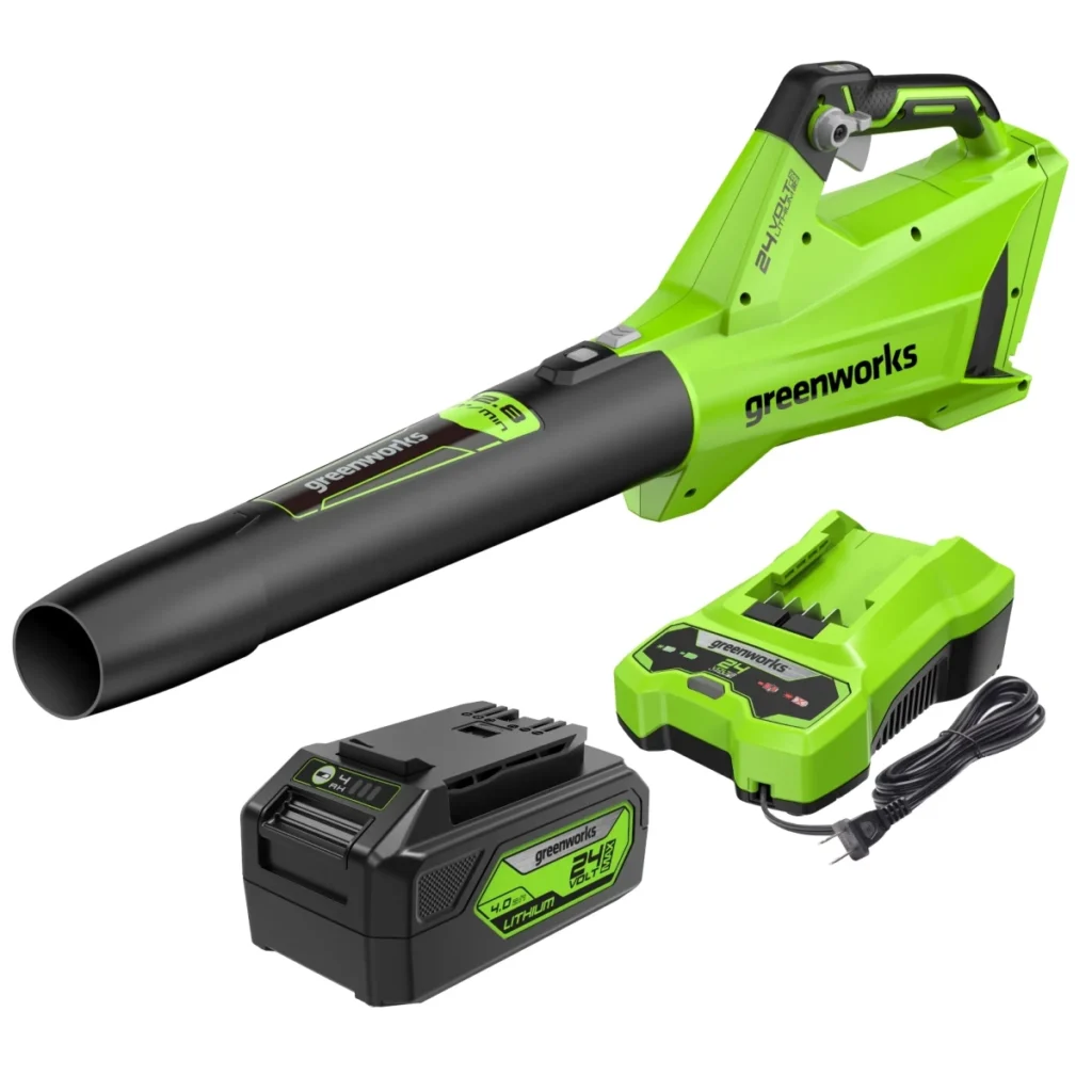 Greenworks 24V Cordless Battery Leaf Blower/Charger | Berings