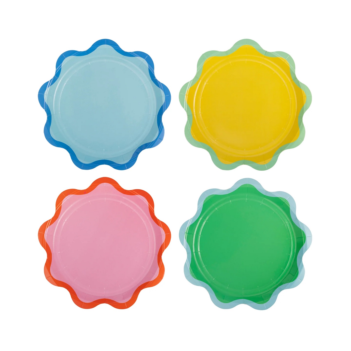 Ric Rac Edge Paper Dessert Plates | Berings