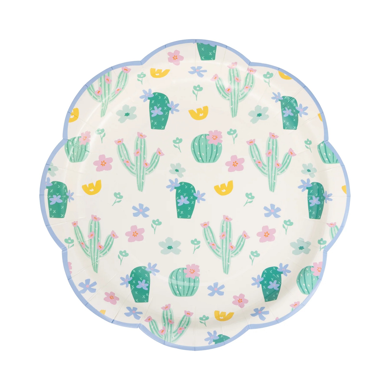 Fiesta Cacti Pattern 10" Paper Plates | Berings