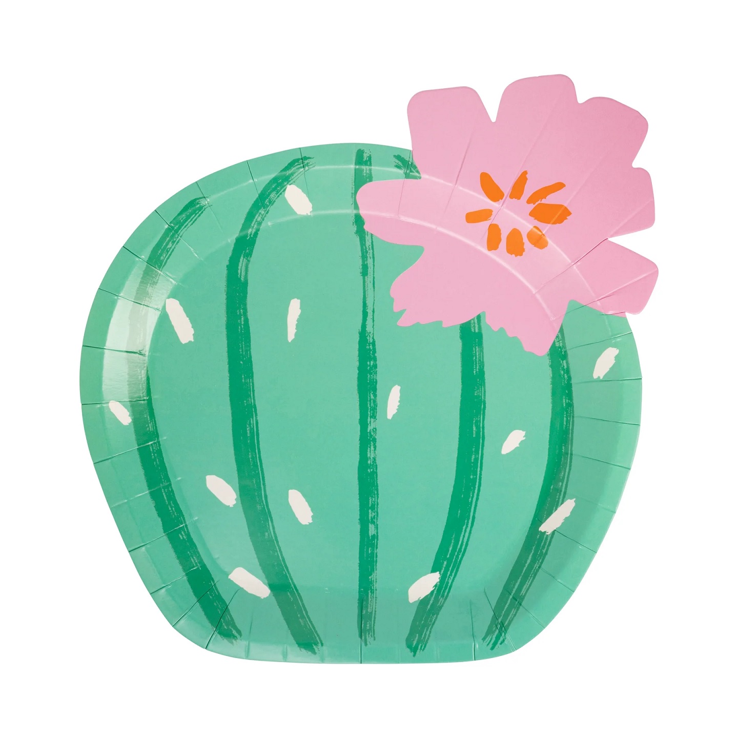 Fiesta Cactus 9" Salad Paper Plates | Berings