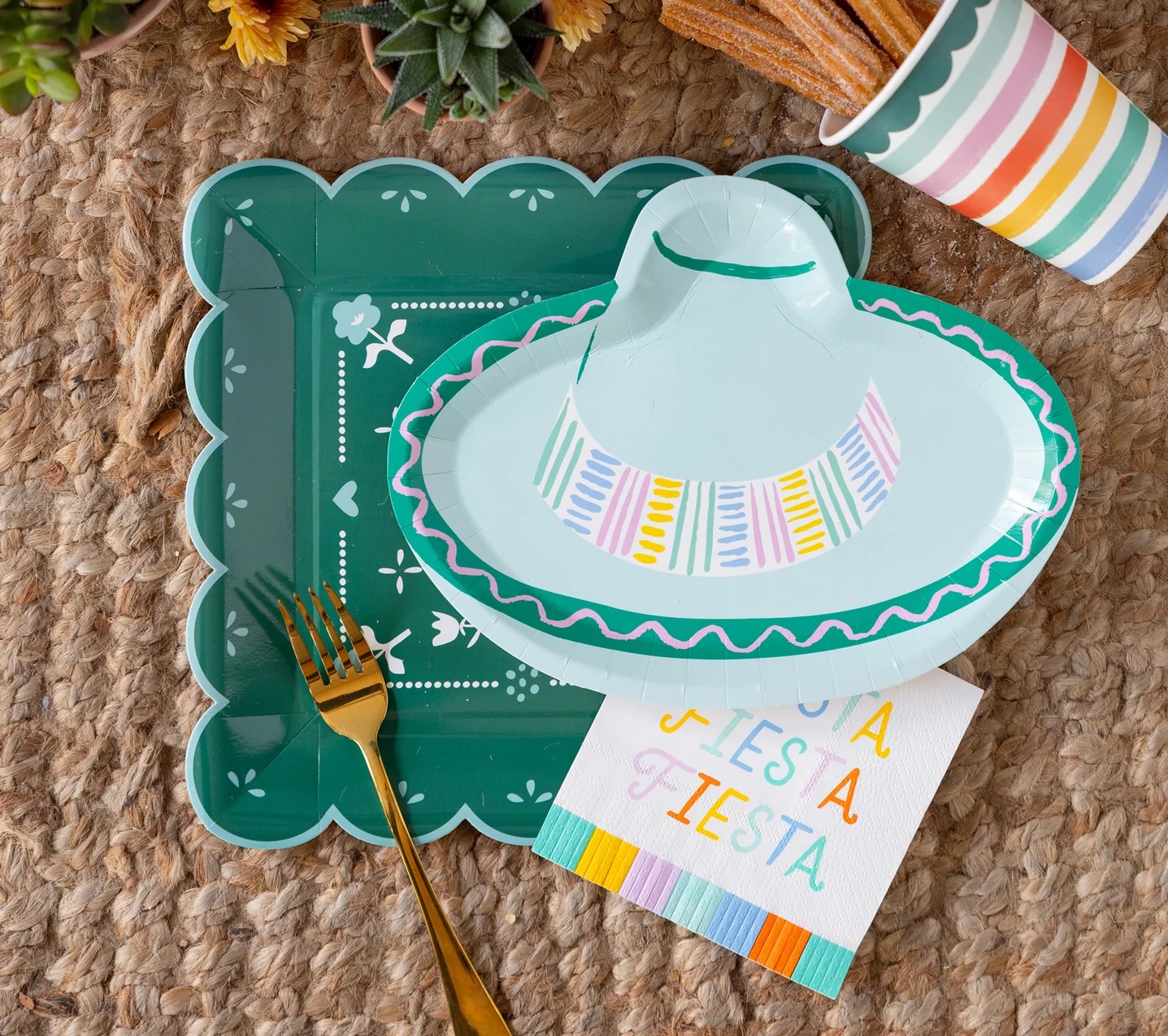 Fiesta Papel 10" Plate Set | Berings