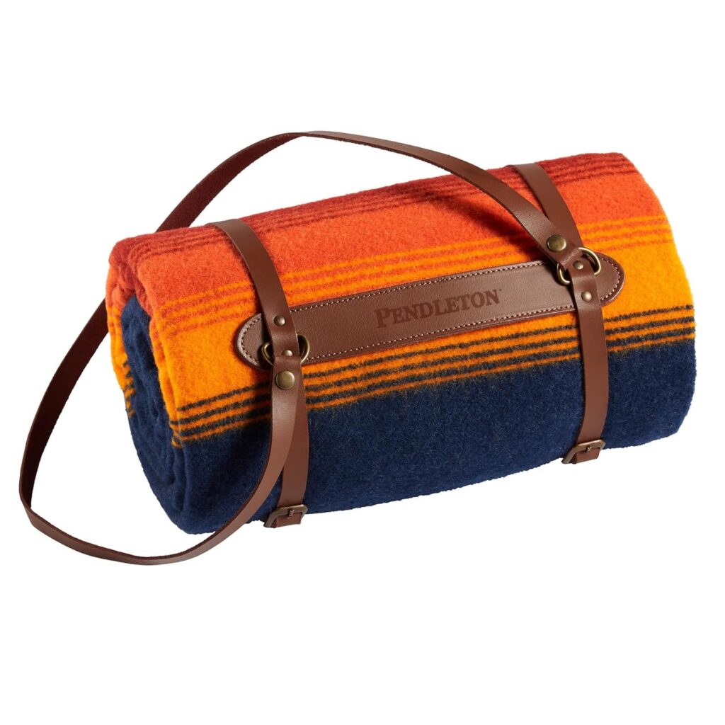 Pendleton National Park Throw with Leather Carrier - Grand Canyon | Berings