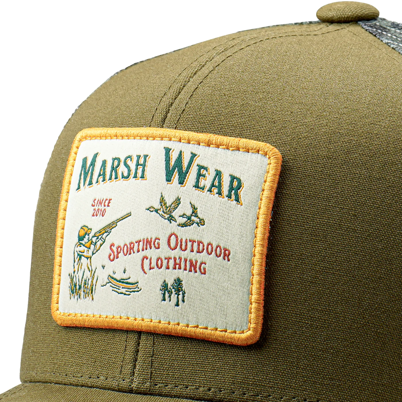 Marsh Wear Sportsman Trucker Hat - Olive | Berings