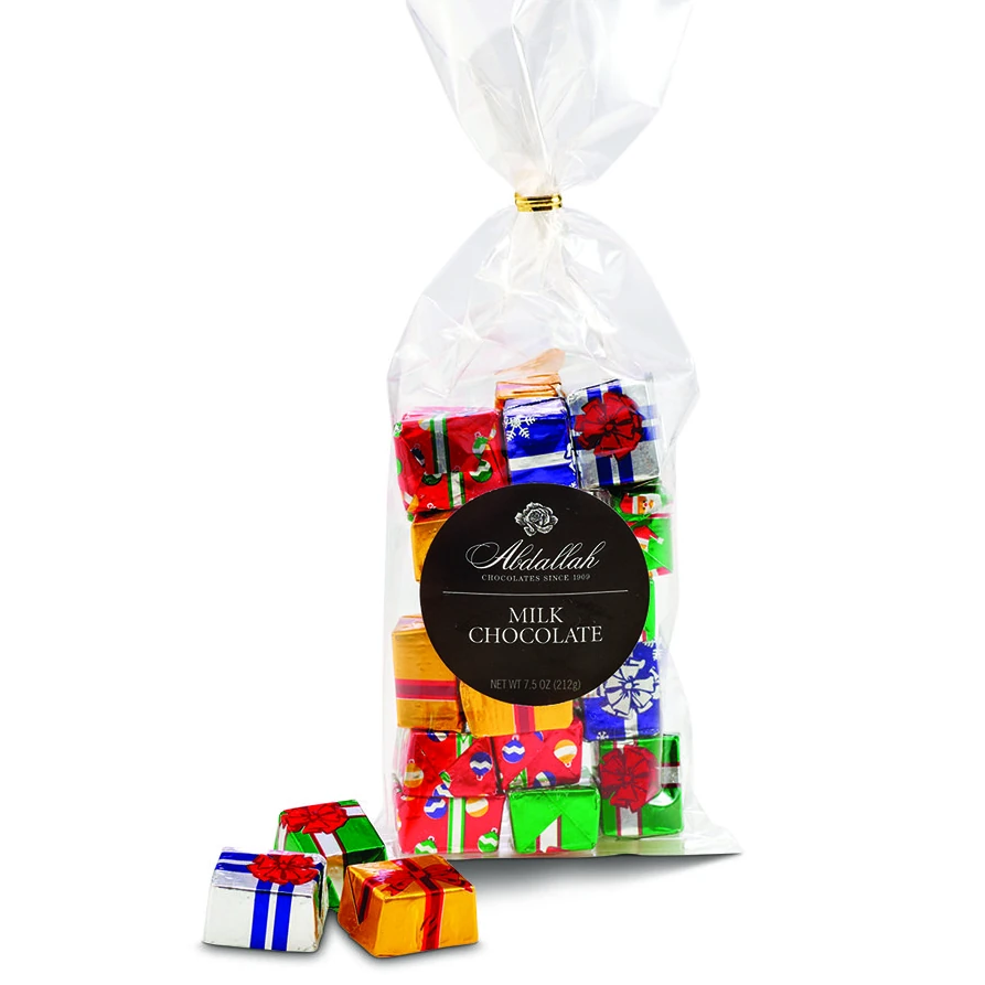Foiled Holiday Presents – Milk Chocolate | Berings
