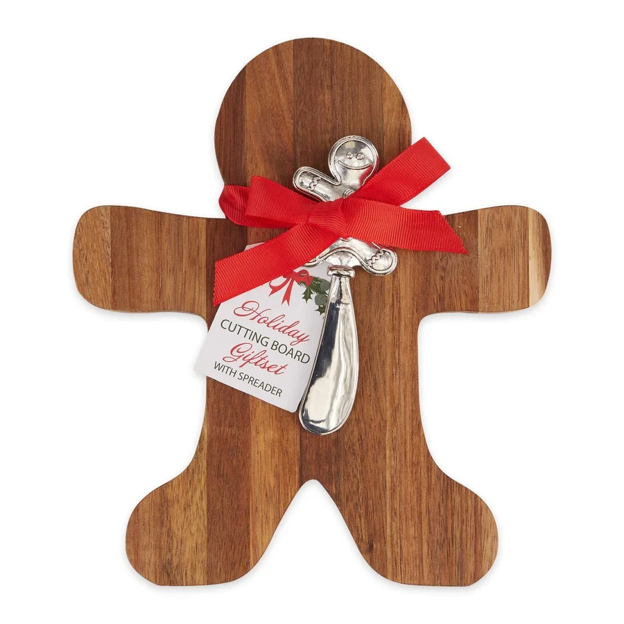 Gingerbread Man Cutting Board Gift Set | Berings