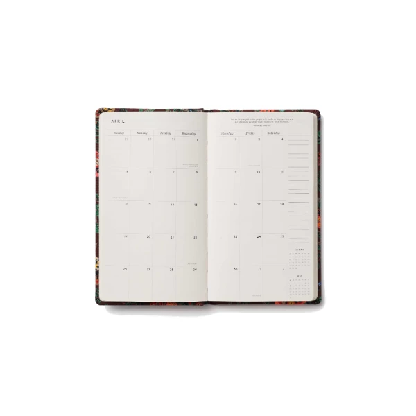 Rifle Paper Co. 2026 12-Month Hardcover Pocket Planner | Berings