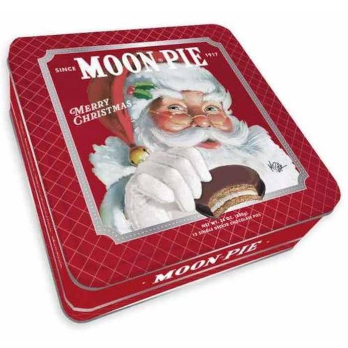 Moon Pie Santa Holiday Gift Tin | Berings
