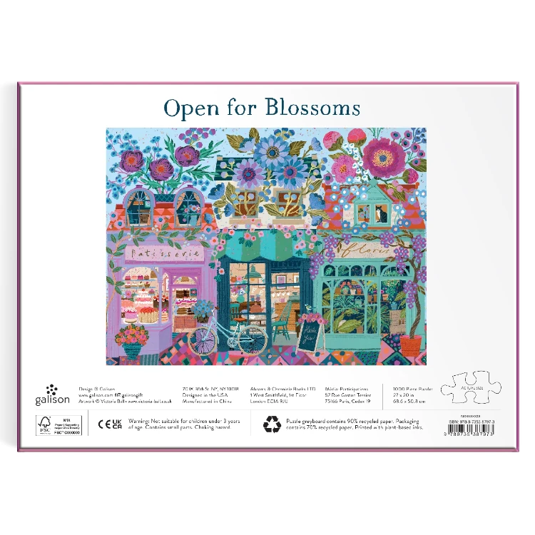 Victoria Ball Open for Blossoms 1000 Piece Puzzle | Berings